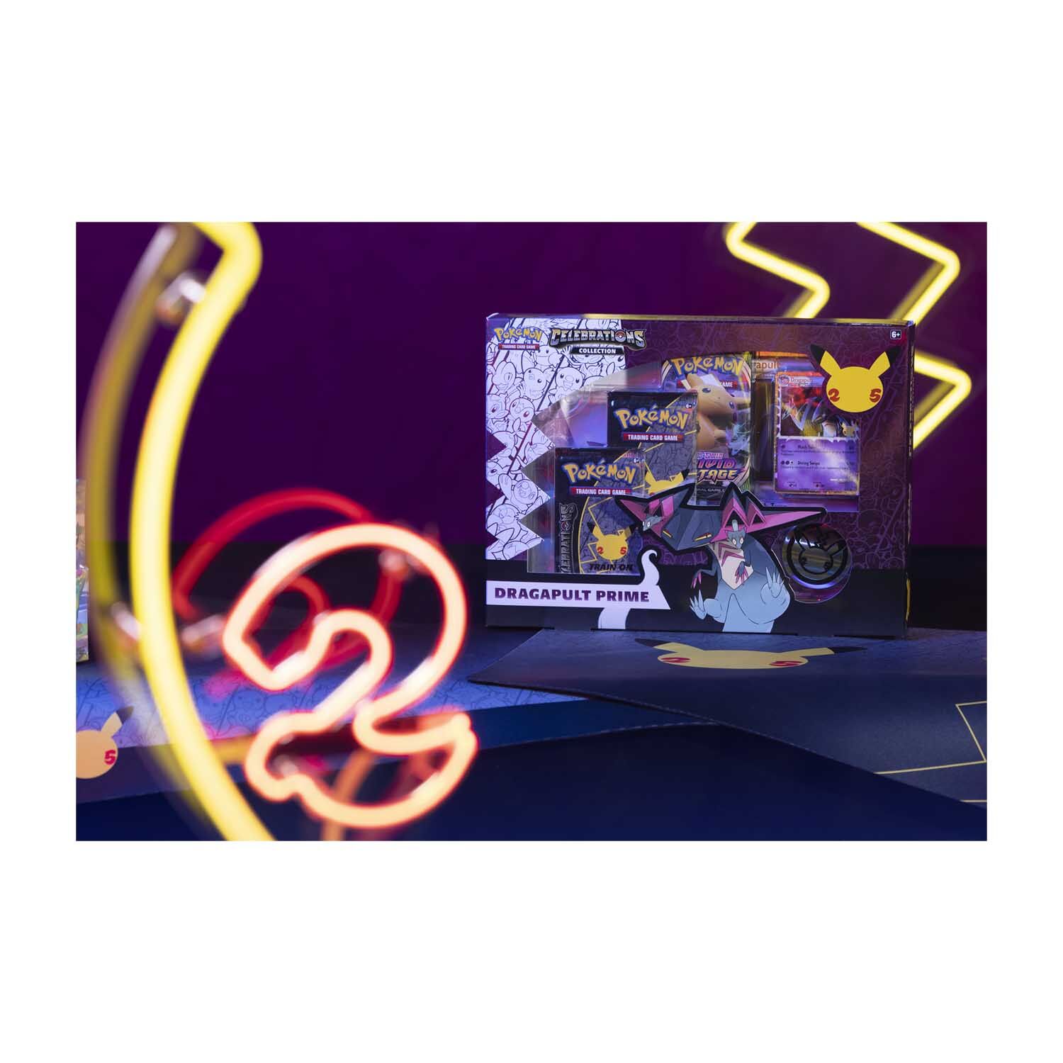 Pokémon 25th Anniversary Celebrations Dragapult Prime Collection Box ...