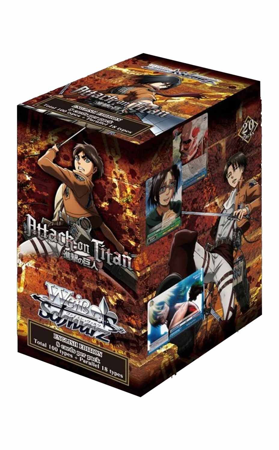 Attack on Titan Booster Box - Weiss Schwarz TCG - EN • Amazingtoys.ch Attack on Titan Booster Box - Weiss Schwarz TCG - EN • Amazingtoys.ch