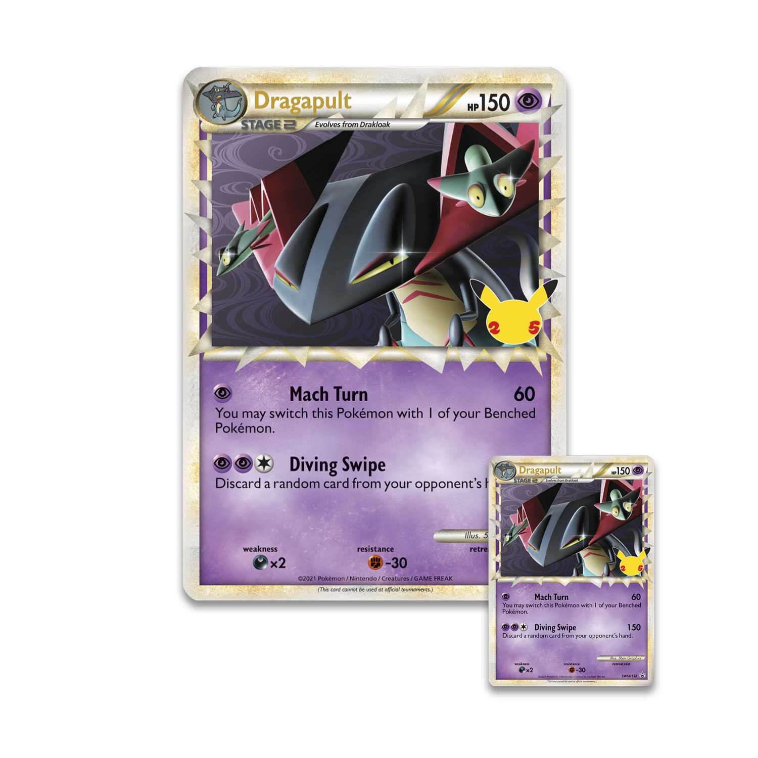 Pokémon 25th Anniversary Celebrations Dragapult Prime Collection Box ...