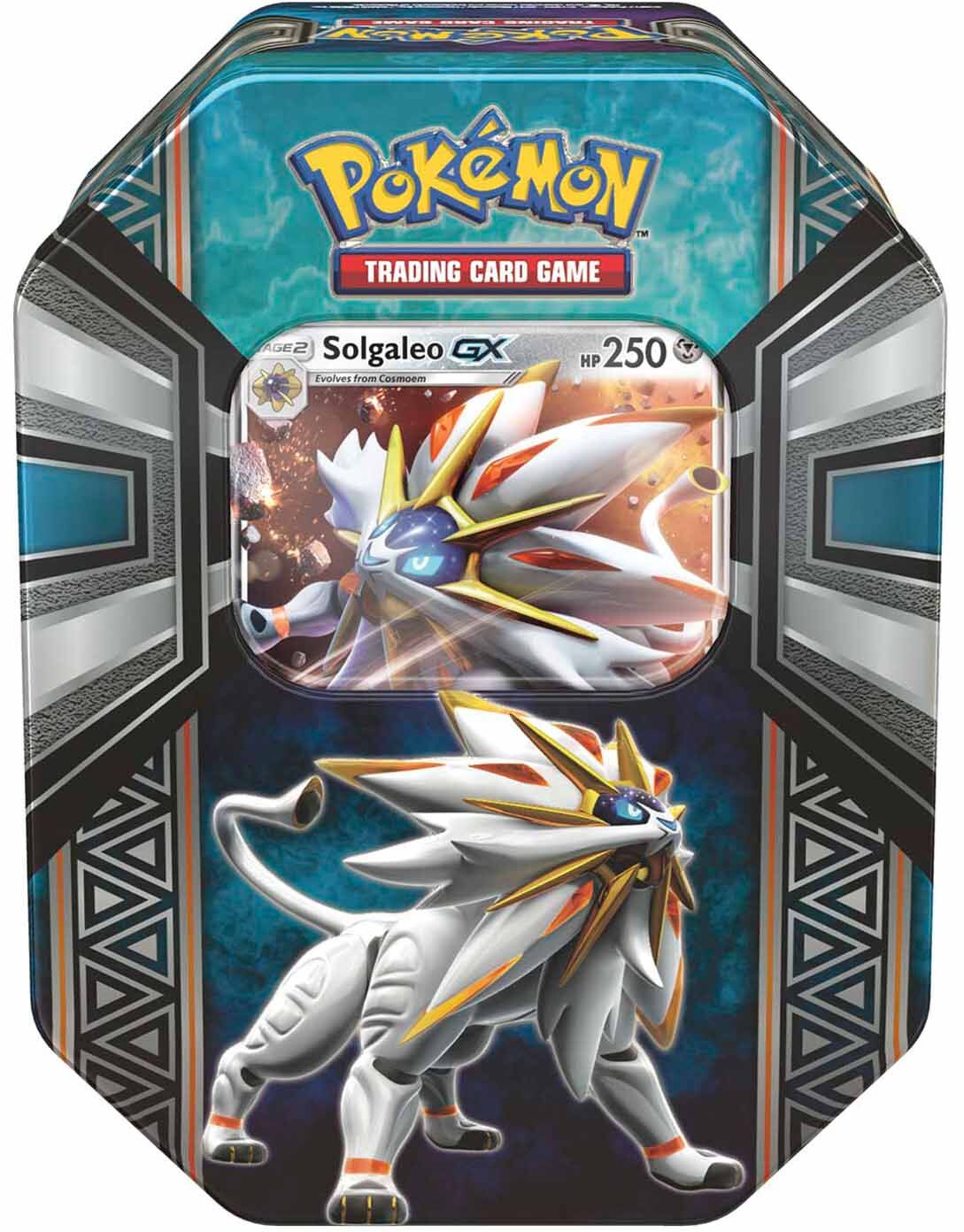 Pokémon Solgaleo GX Tin Box • Amazingtoys.ch