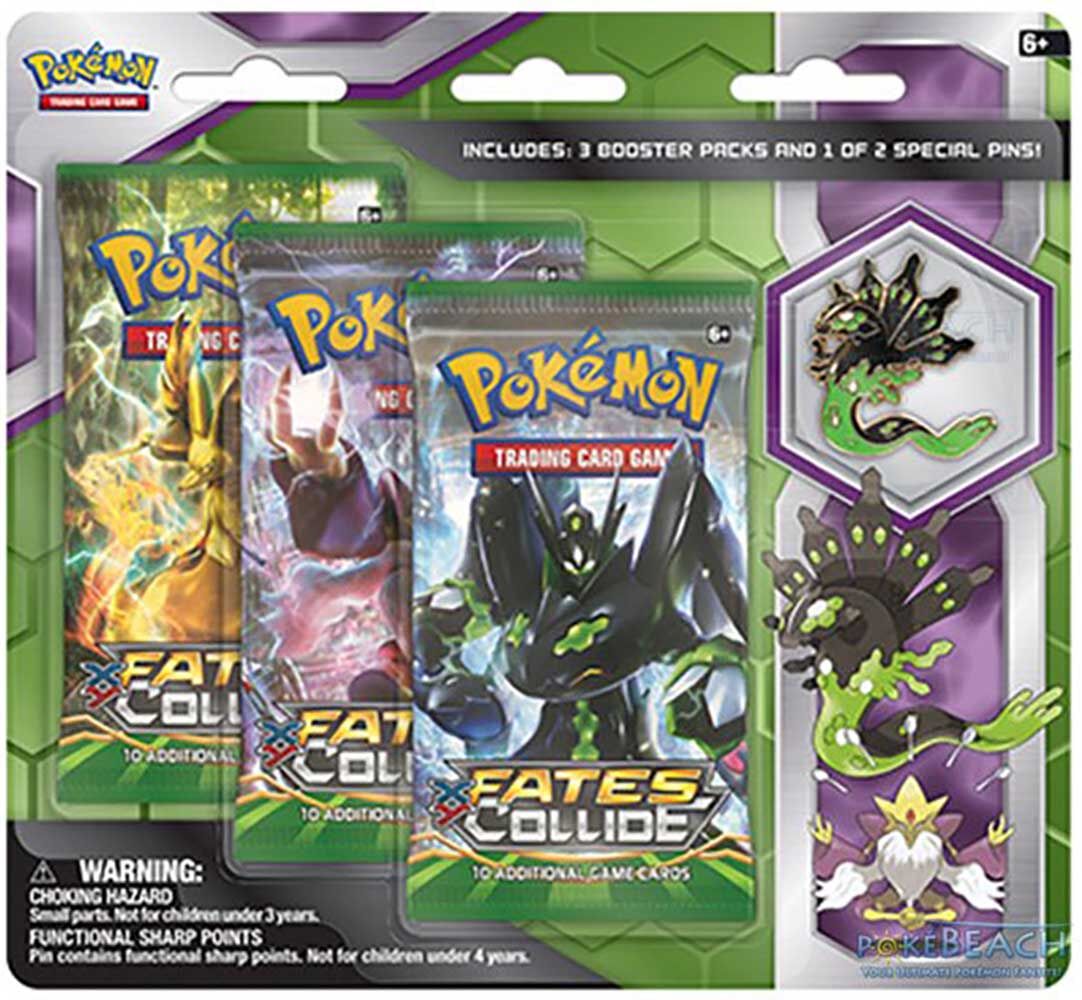 Pokémon XY Fates Collide Zygarde Pin Collection Blister • Amazingtoys.ch