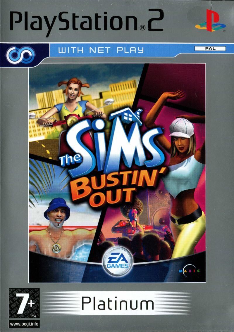The Sims Bustin Out [Platinum] - OVP - PS2 • Amazingtoys.ch