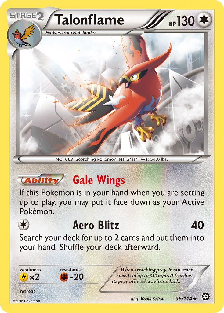 Talonflame - 96/114 - EN | PKM-XY11-096-EN • Amazingtoys.ch