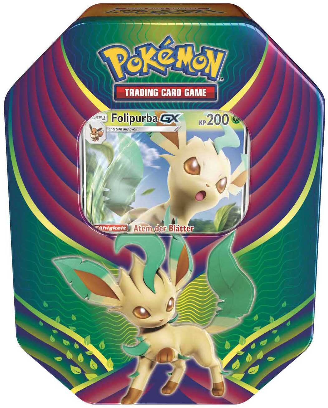 Pokémon Folipurba-GX Tin Box • Amazingtoys.ch