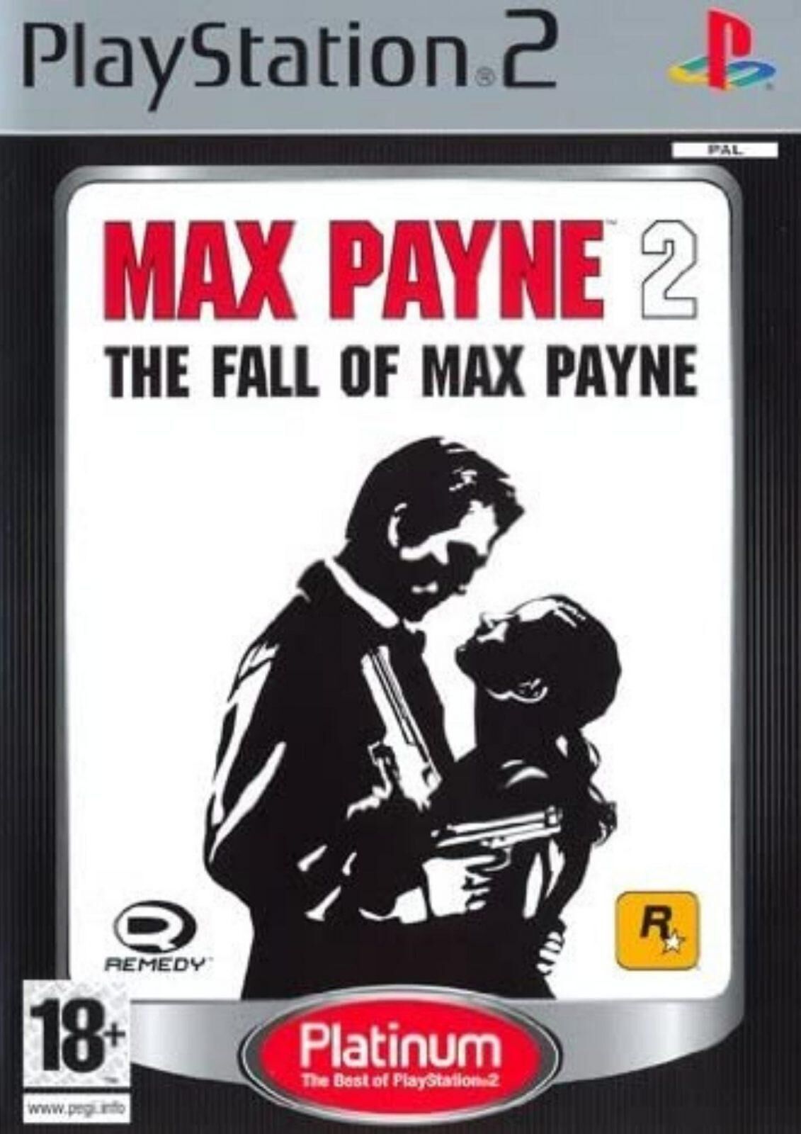 Max Payne 2 Fall of Max Payne [Platinum] - OVP - PS2 • Amazingtoys.ch
