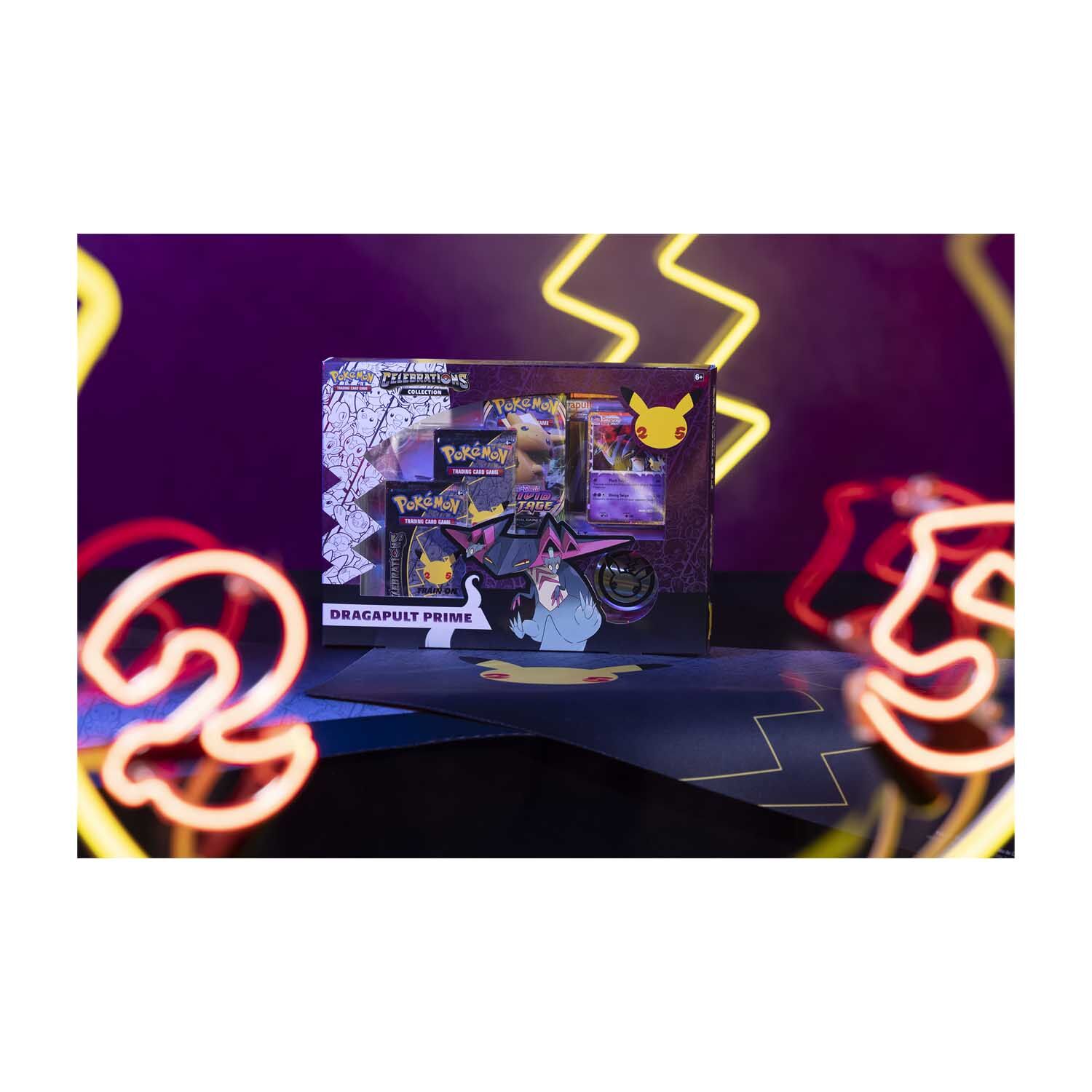 Pokémon 25th Anniversary Celebrations Dragapult Prime Collection Box ...