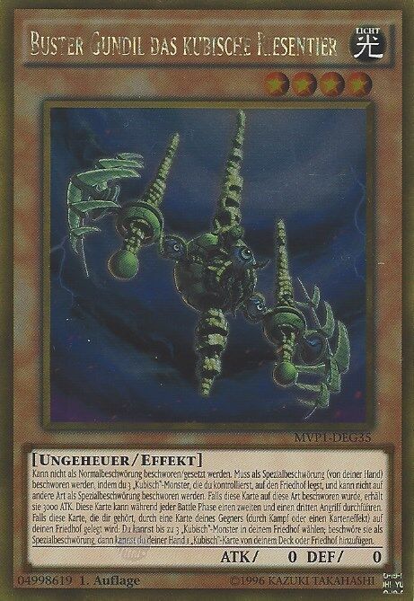 Buster Gundil das kubische Riesentier - Yu-Gi-Oh! • Amazingtoys.ch