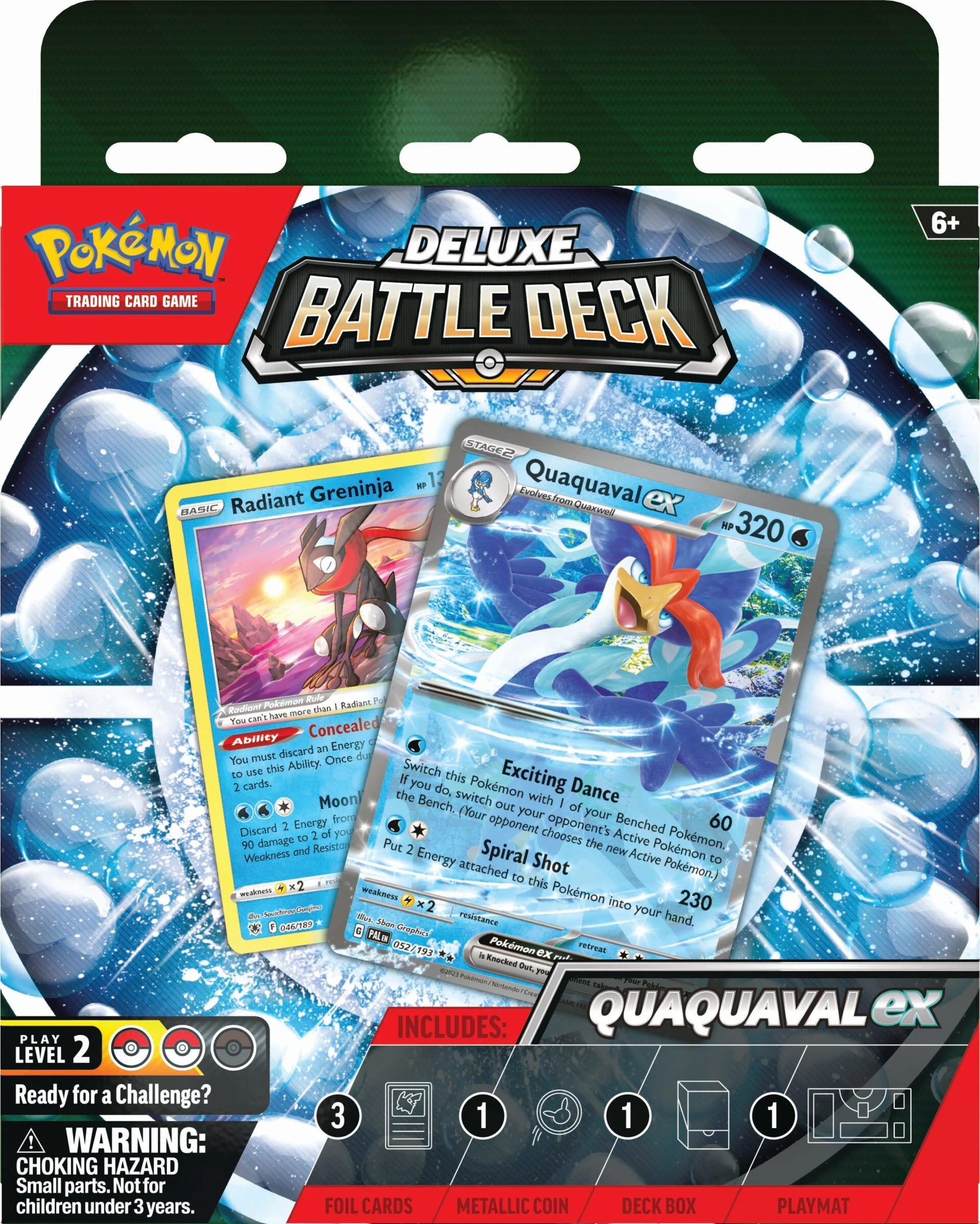 Pokémon Deluxe Battle Deck: Quaquaval ex - EN • Amazingtoys.ch