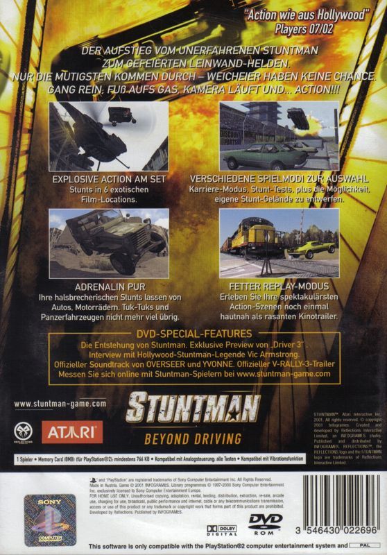 Stuntman - PS2 - DE | A13330 • Amazingtoys.ch