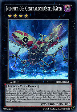 Nummer 66: Generalschlüssel-Käfer - Yu-Gi-Oh! • Amazingtoys.ch