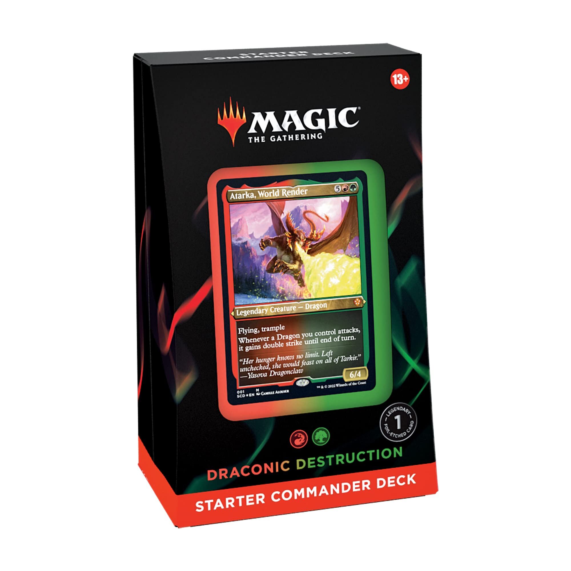 Evergreen Starter Commander Deck Draconic Destruction 2022 - Magic the ...