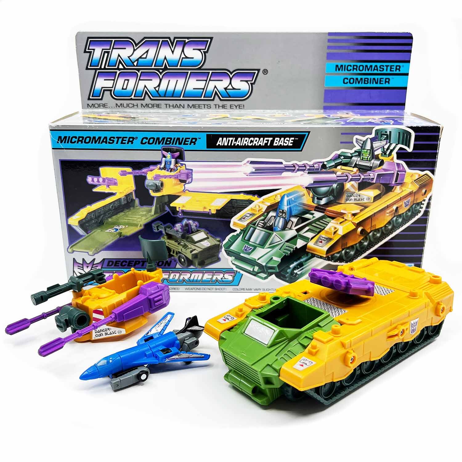 Micromaster Combiner Anti-Aircraft Base Decepticon Transformers G1 1989 ...