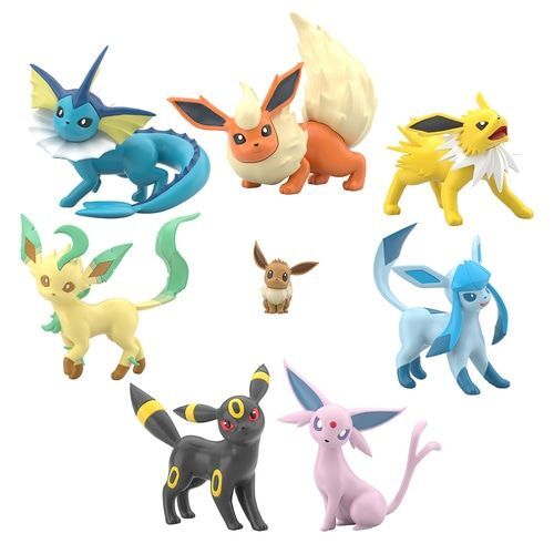Eevee Evolution Complete Figure Set (Eeveelutions Complete Figure Set ...