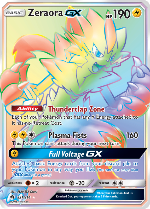 Zeraora-GX - 221/214 - EN | PKM-SM8-221-EN • Amazingtoys.ch
