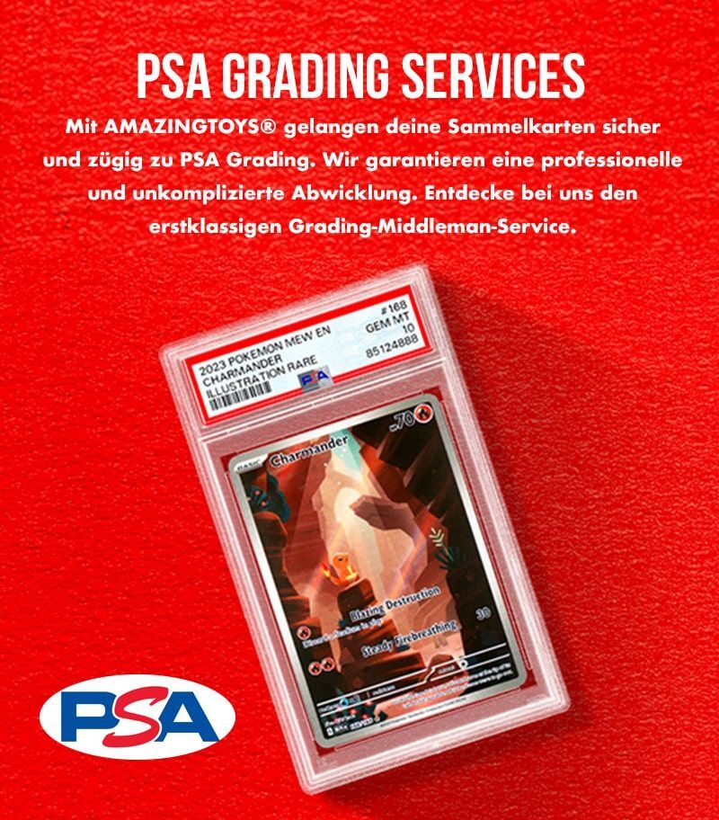 PSA Grading Service Schweiz • Amazingtoys.ch