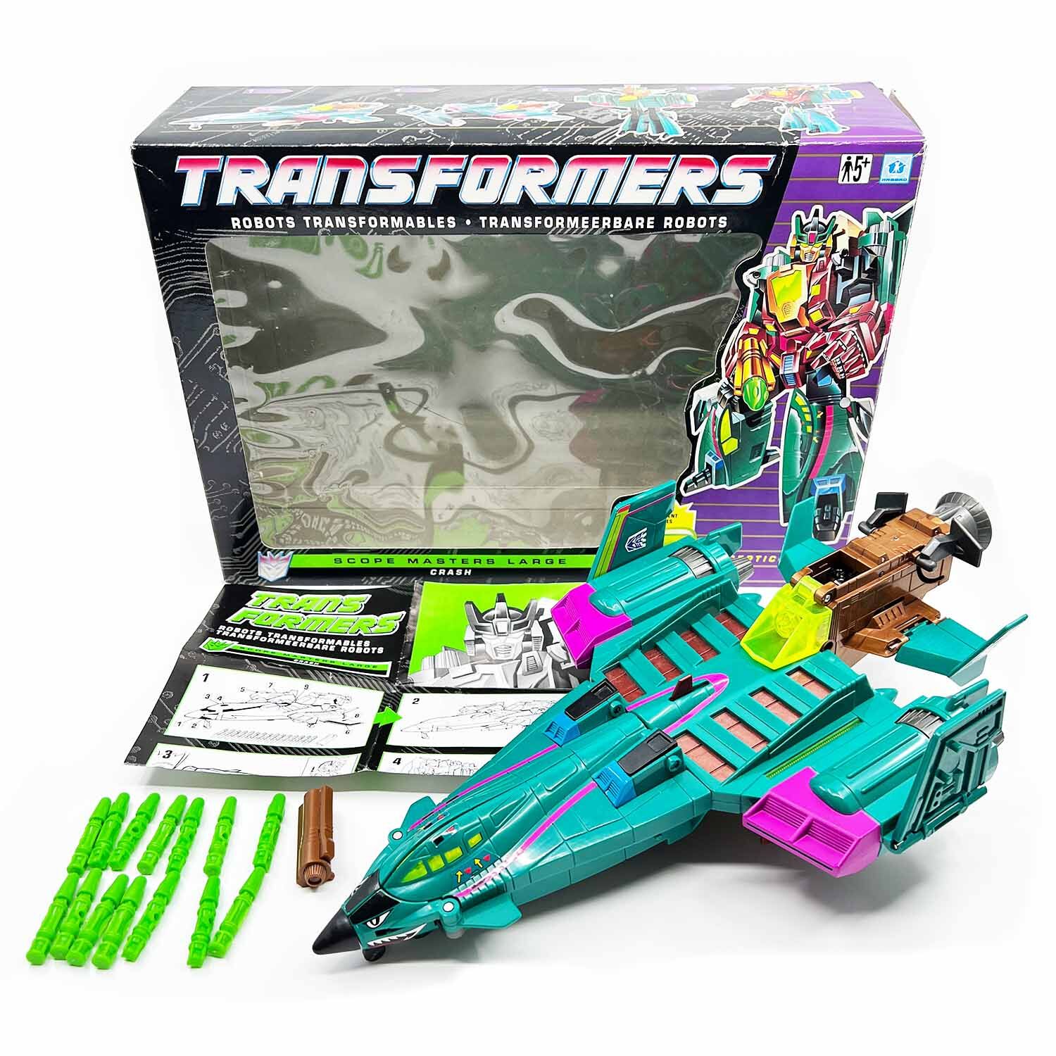 Predator Skyquake Crash Decepticon Transformers G1 1992 with Box ...
