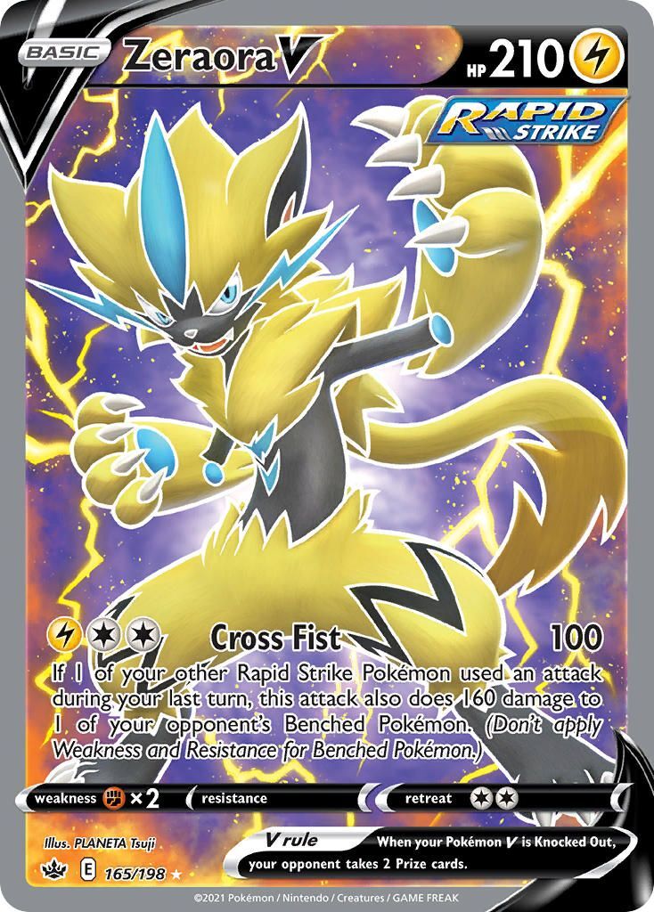 Zeraora V - 165/198 - EN | PKM-SWSH6-165-EN • Amazingtoys.ch