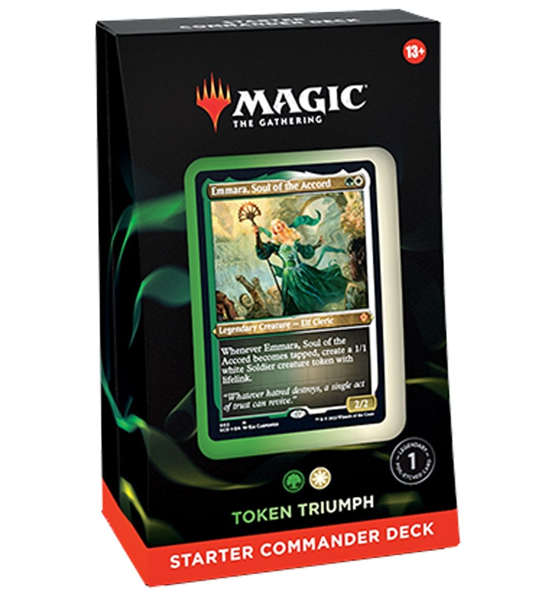 Evergreen Starter Commander Deck Token Triumph 2022 - Magic the Gathering - EN • Amazingtoys.ch